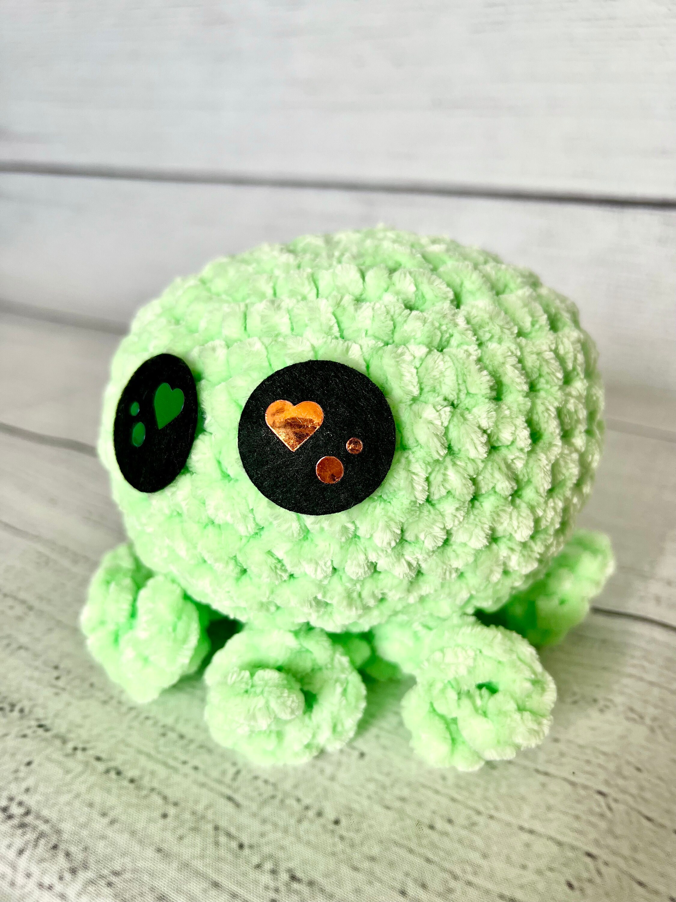 Crochet Octopus Plushie for Kids, Toddlers and Babies. Small Soft Octo ...
