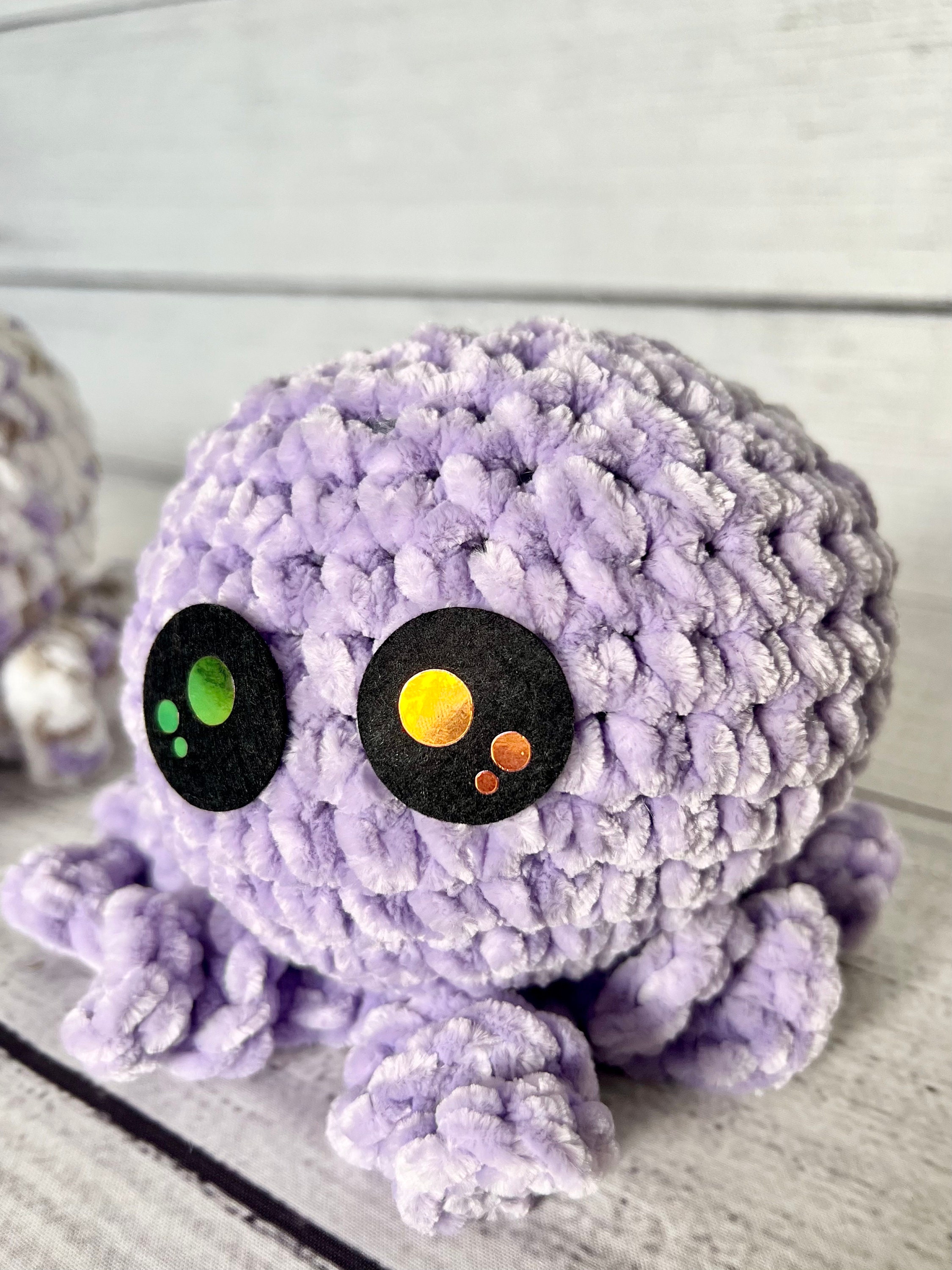 Crochet Octopus Plushie for Kids, Toddlers and Babies. Small Soft Octo ...