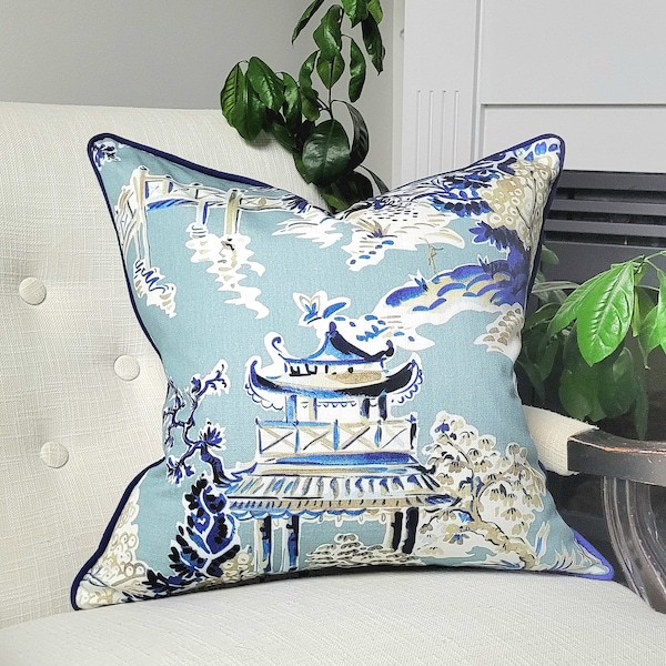 Chinoiserie Pillow - Etsy