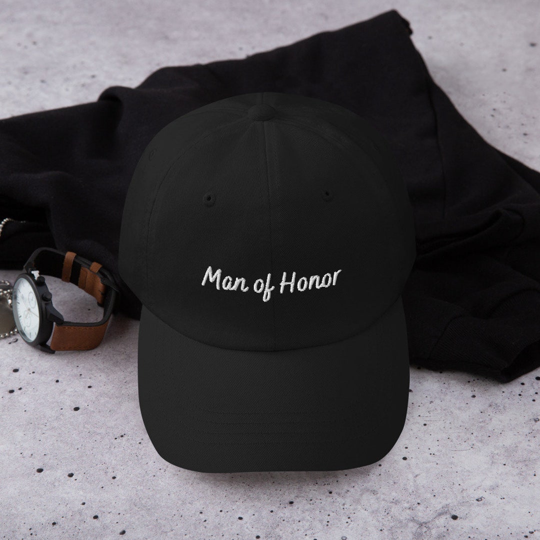 Embroidered Man of Honor Hat, Bachelorette Party, Man of Honor Dad Hat ...