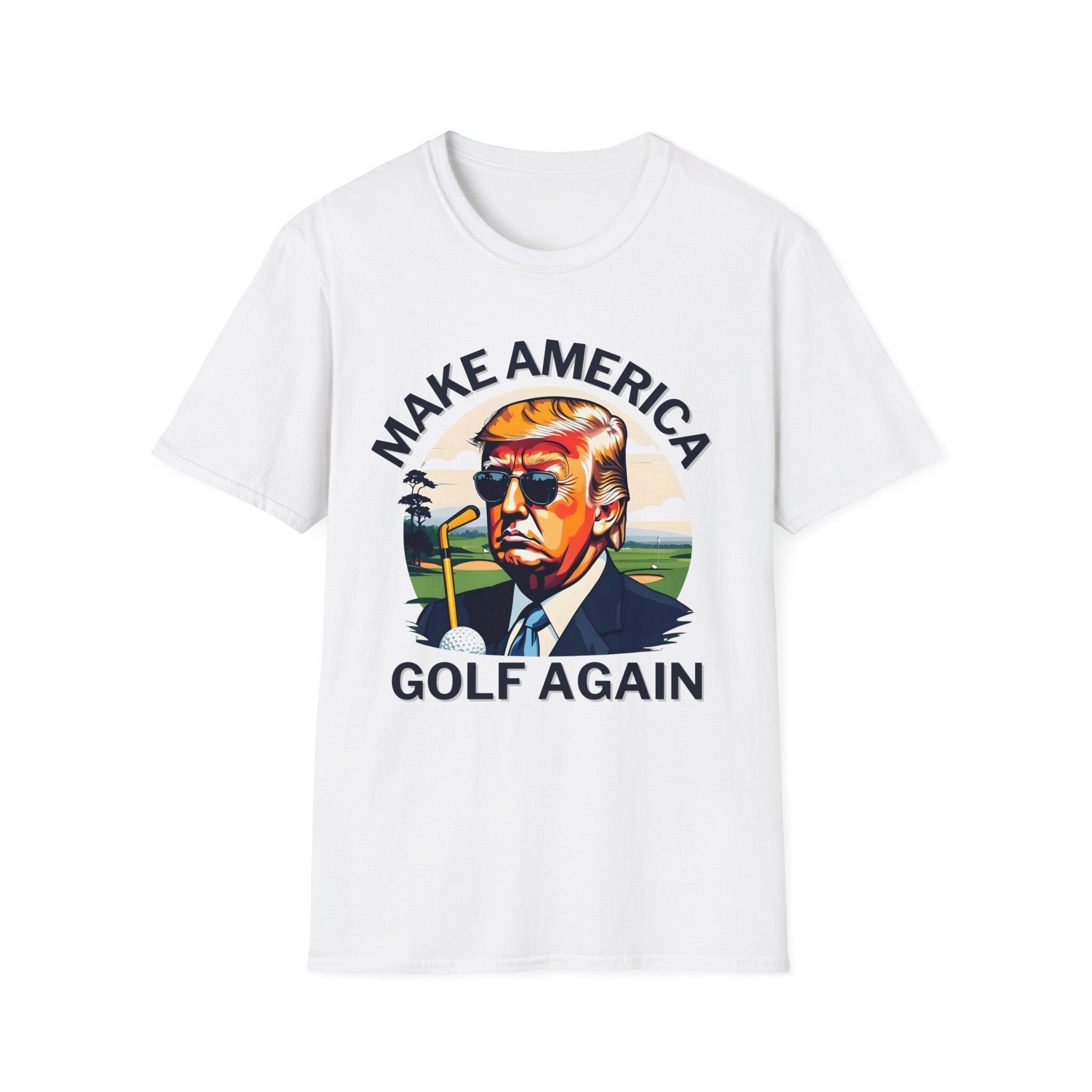 Donald Trump Golfing Shirt - Make America Golf Again - Political Humor ...