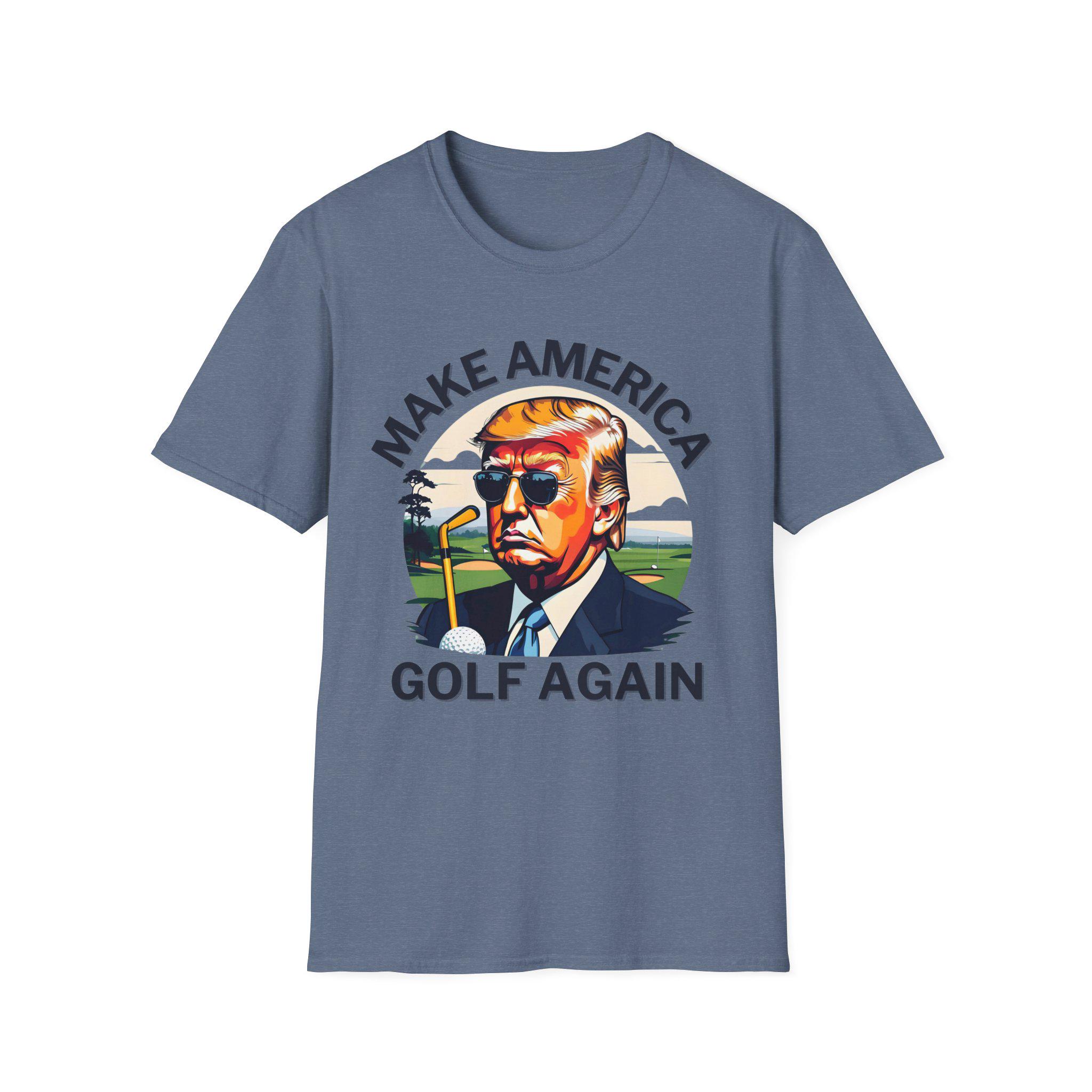 Donald Trump Golfing Shirt - Make America Golf Again - Political Humor ...