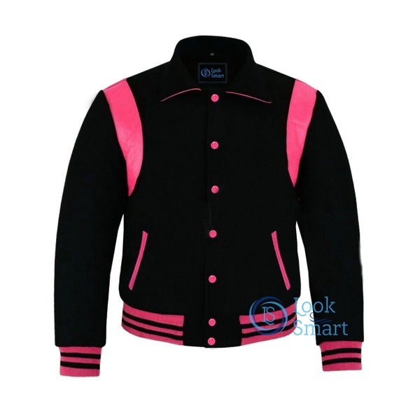 Pink Varsity Jacket - Etsy