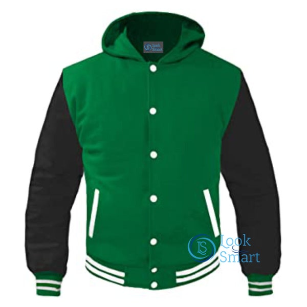 Kelly Green Letterman Jacket - Etsy