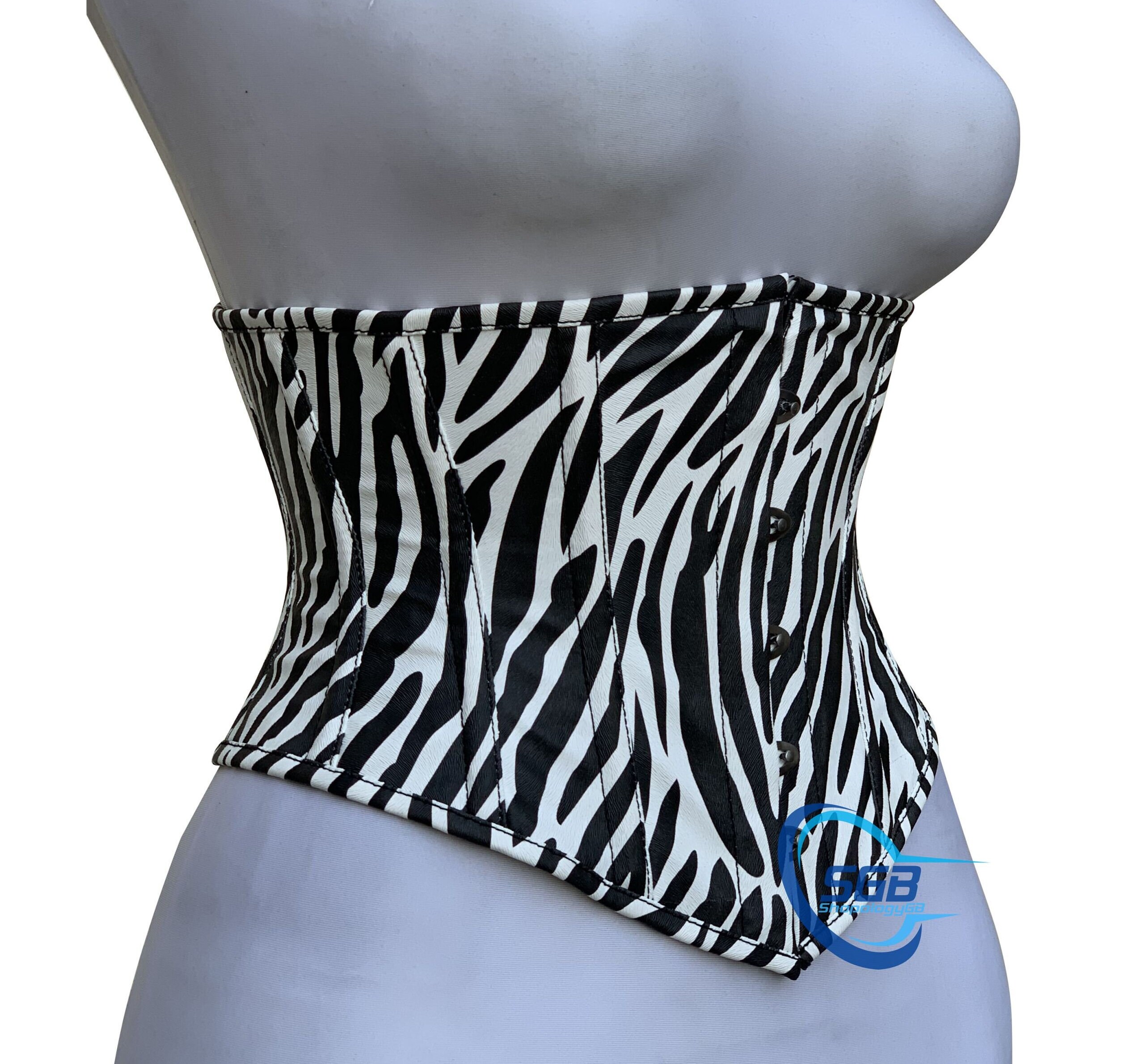 Handmade New Checkered Women Faux Leather Underbust Corsets - Etsy