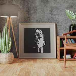 Woman Face Portrait DXF File for Laser and Plasma Cut Svg and Png Files ...