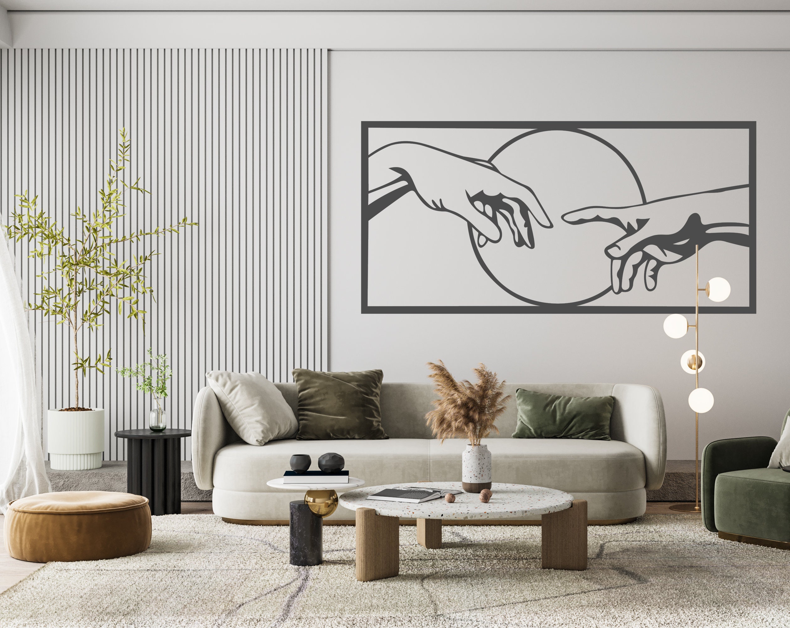 Hands of God and Adam DXF File for Laser and Plasma Cut Svg and Png ...