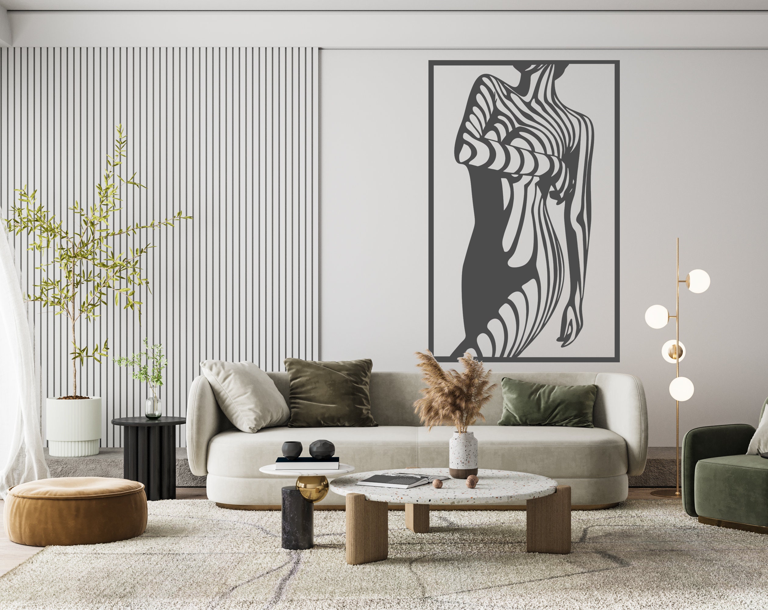 Woman Body Portrait DXF File for Laser and Plasma Cut Svg and Png Files ...