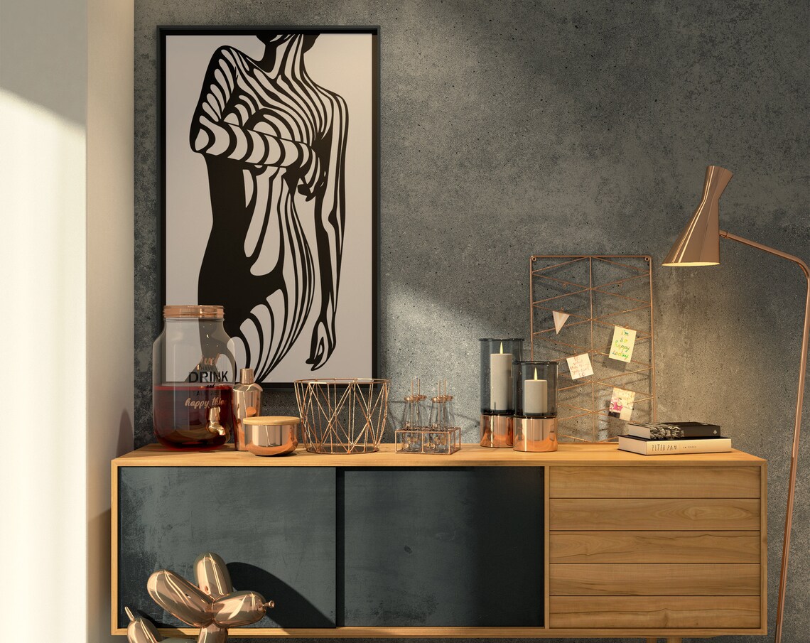 Woman Body Portrait DXF File for Laser and Plasma Cut Svg and Png Files ...