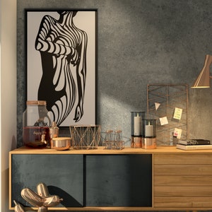 Woman Body Portrait DXF File for Laser and Plasma Cut Svg and Png Files ...