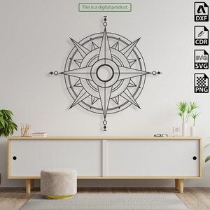 Sacred Geometry Compass Design DXF File for Laser and Plasma Cut - Svg ...