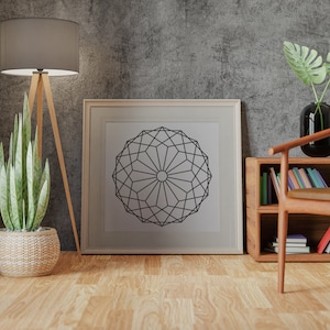 Geometric Octagon Design DXF File for Laser and Plasma Cut - Svg and ...