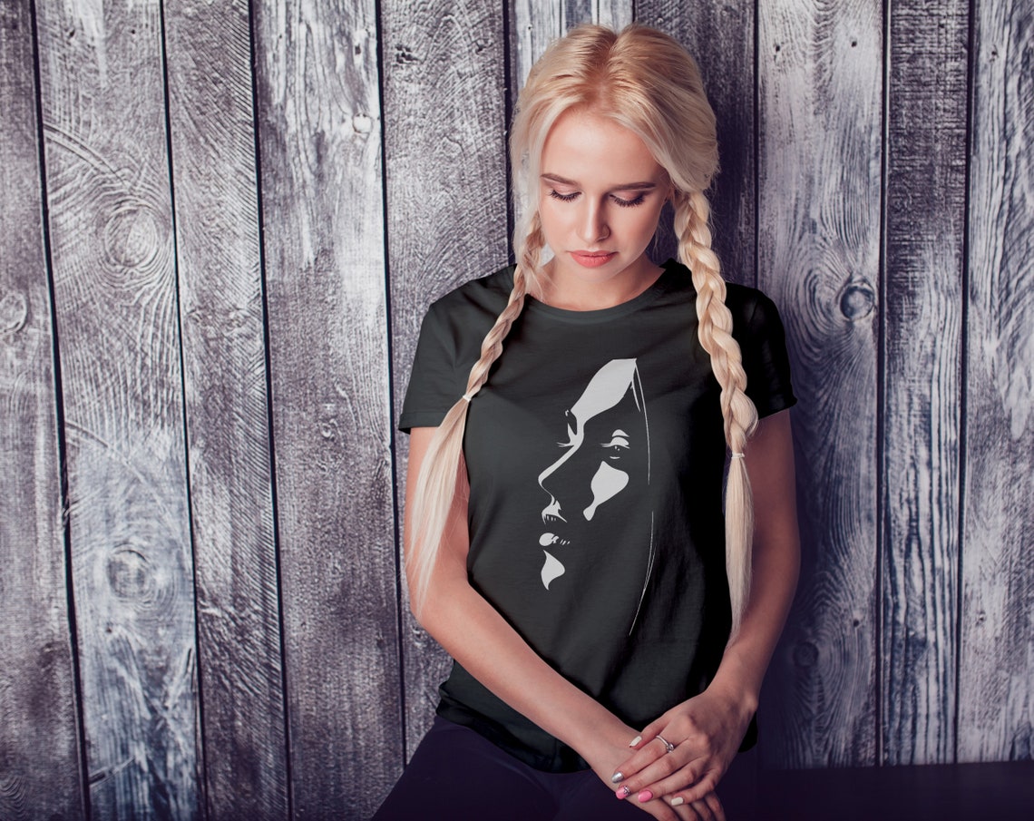 Woman Face Portrait DXF File for Laser and Plasma Cut - Svg and Png ...