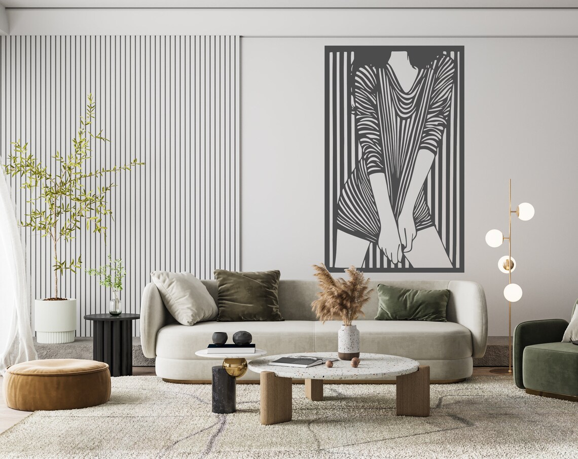 Woman Body Portrait DXF File for Laser and Plasma Cut Svg and Png Files ...