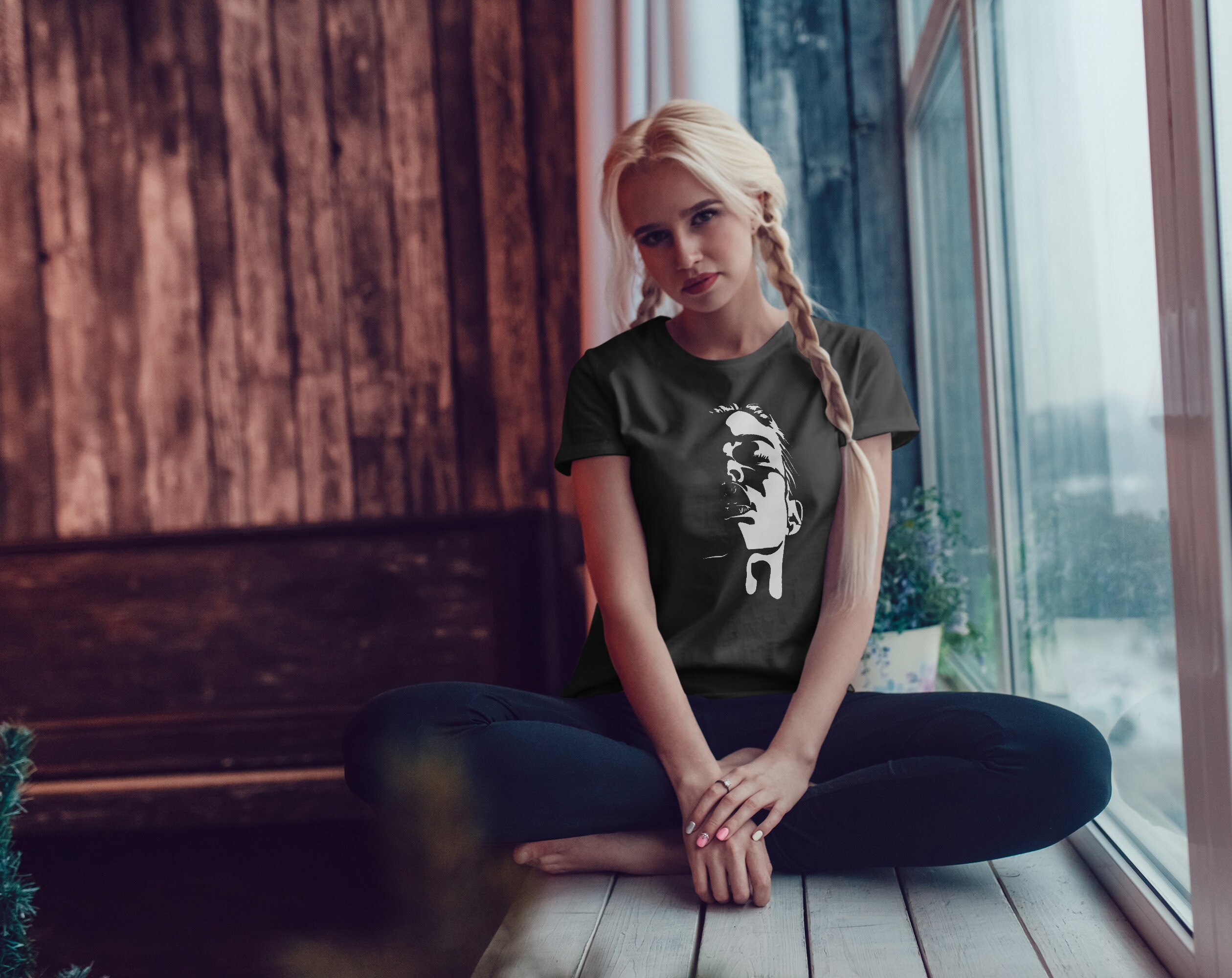 Woman Face Portrait DXF File for Laser and Plasma Cut Svg and Png Files ...