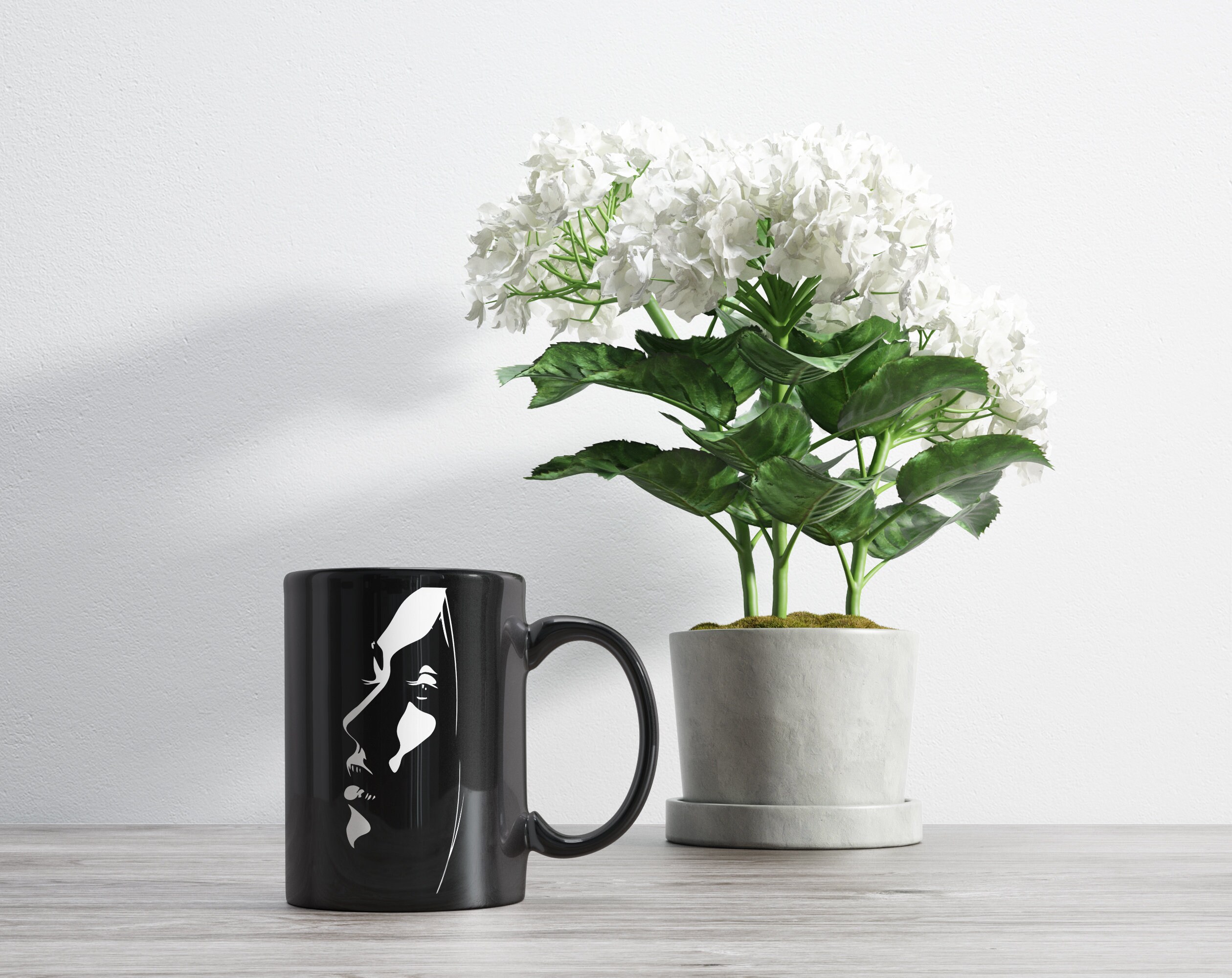 Woman Face Portrait DXF File for Laser and Plasma Cut - Svg and Png ...