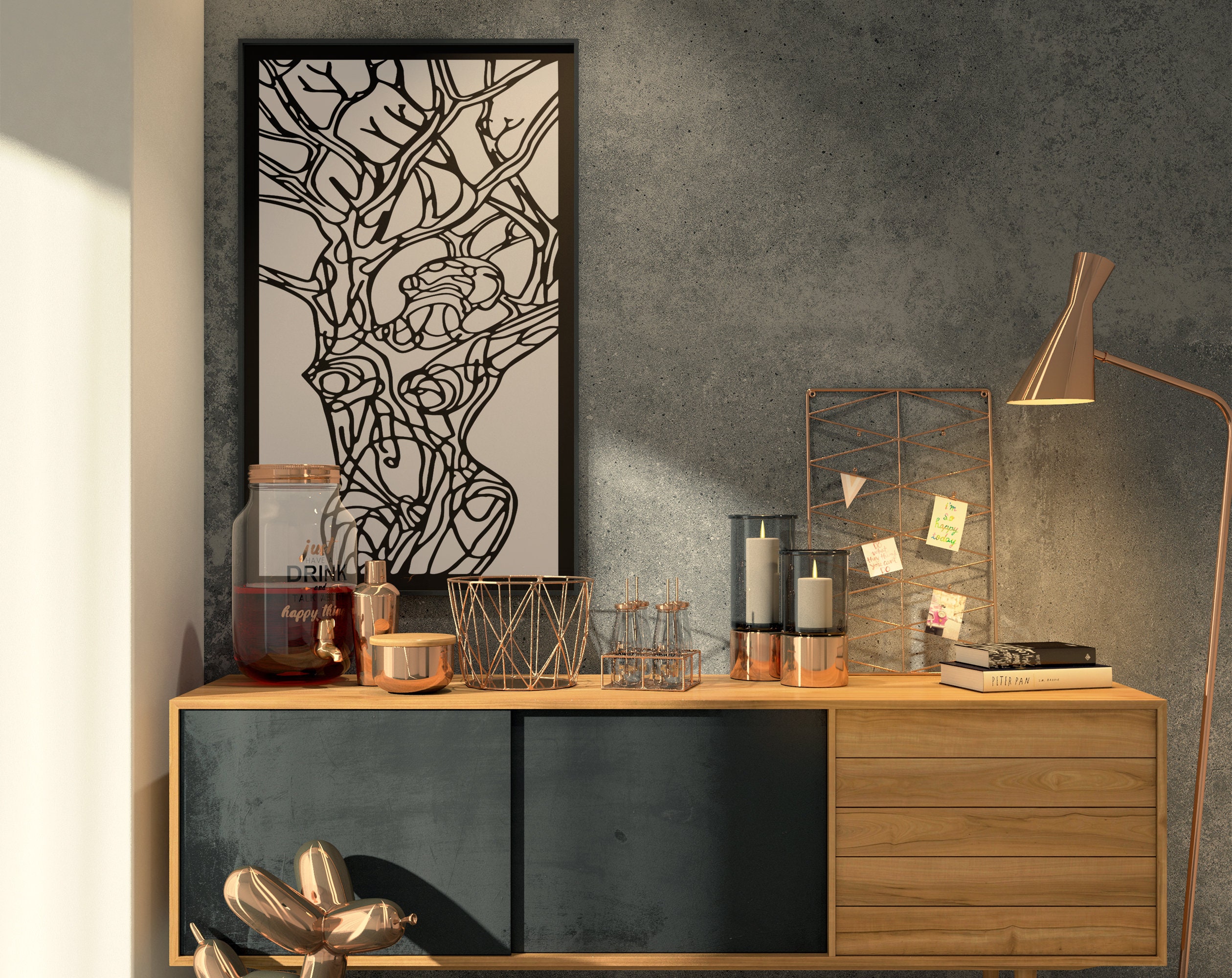 Tree Woman Portrait DXF File for Laser and Plasma Cut - Svg and Png ...