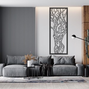 Tree Woman Portrait DXF File for Laser and Plasma Cut - Svg and Png ...