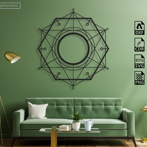 Mystic Sacred Geometry Design DXF File for Laser and Plasma - Etsy