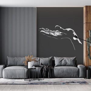 Hand Portrait DXF File for Laser and Plasma Cut - Svg and Png Files for ...