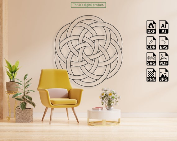 Sacred Geometry Design DXF File for Laser and Plasma Cut Svg | Etsy