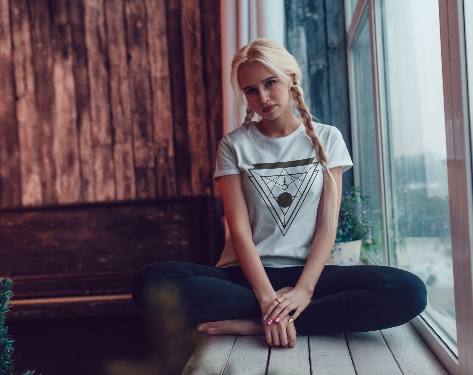 Geometric Inverted Triangle Design DXF File for Laser and Plasma Cut ...