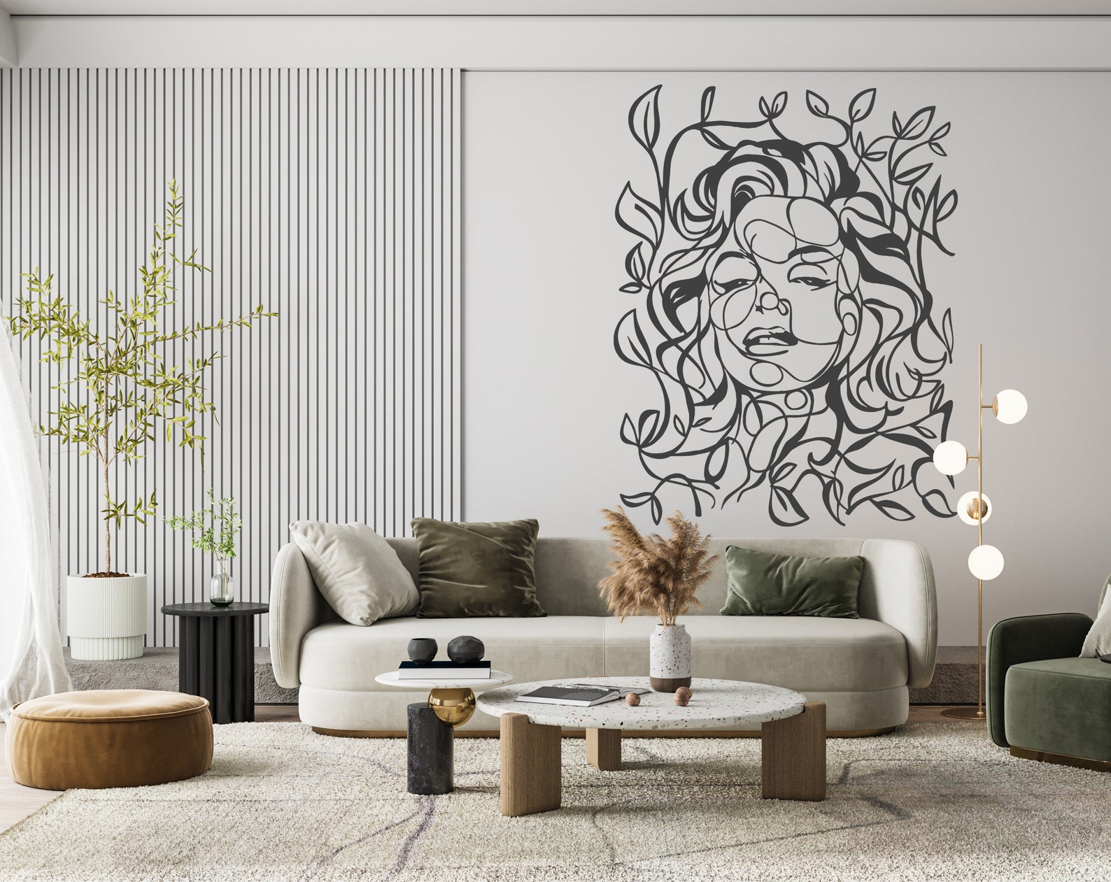 Tree Woman Portrait DXF File for Laser and Plasma Cut Svg and Png Files ...