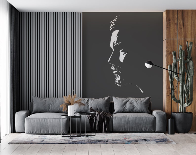 Man Face Portrait DXF File for Laser and Plasma Cut - Svg and Png Files ...