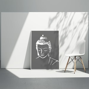 Buddha Portrait DXF File for Laser and Plasma Cut - Svg and Png Files ...