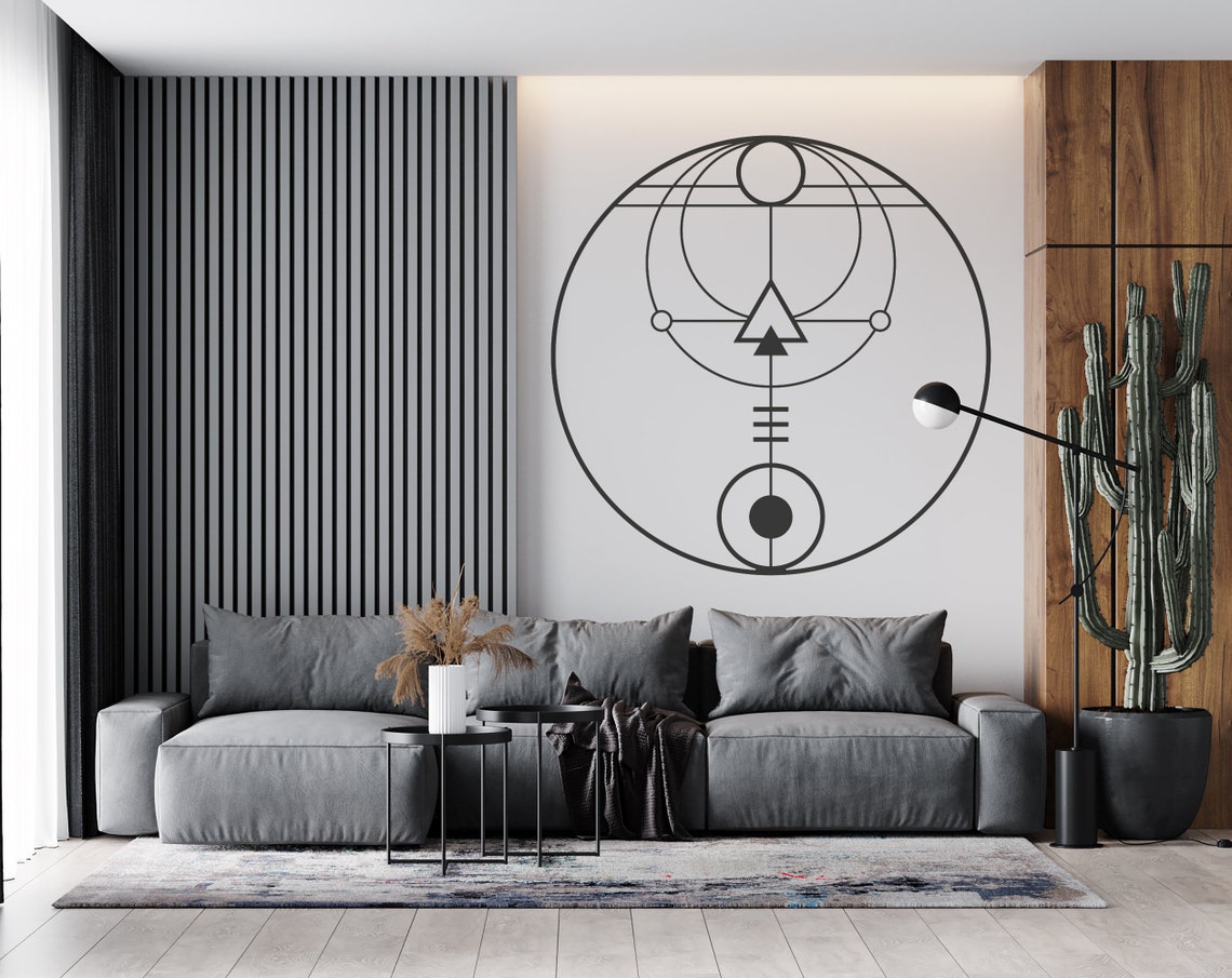 Mystic Circle Geometry Design DXF File for Laser and Plasma Cut Svg and ...