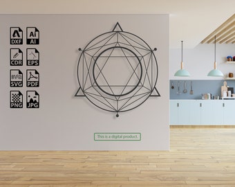 Geometric Deer Portrait DXF File for Laser and Plasma Cut Svg and Png Files for Prints Ai and ...