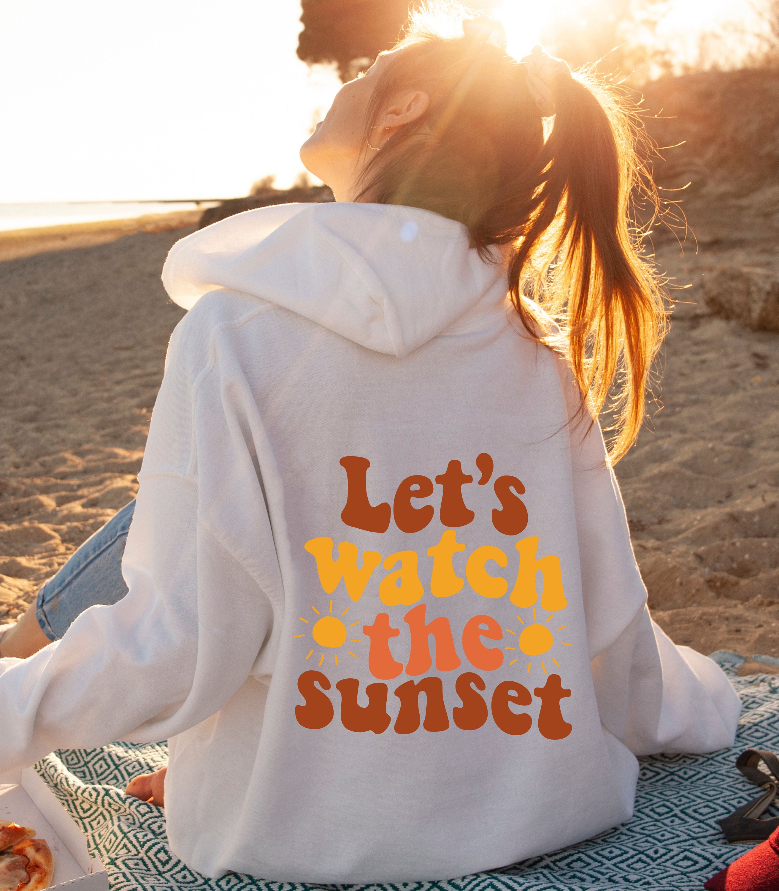 Let's Watch the Sunset Hoodie Trendy Summer Hoodies VSCO Beach Hoodie ...