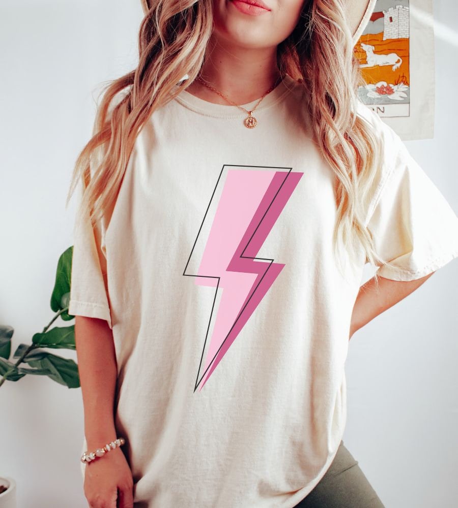 Retro Lightening Bolt Shirt VSCO Girl Preppy Clothes Coconut Girl VSCO ...