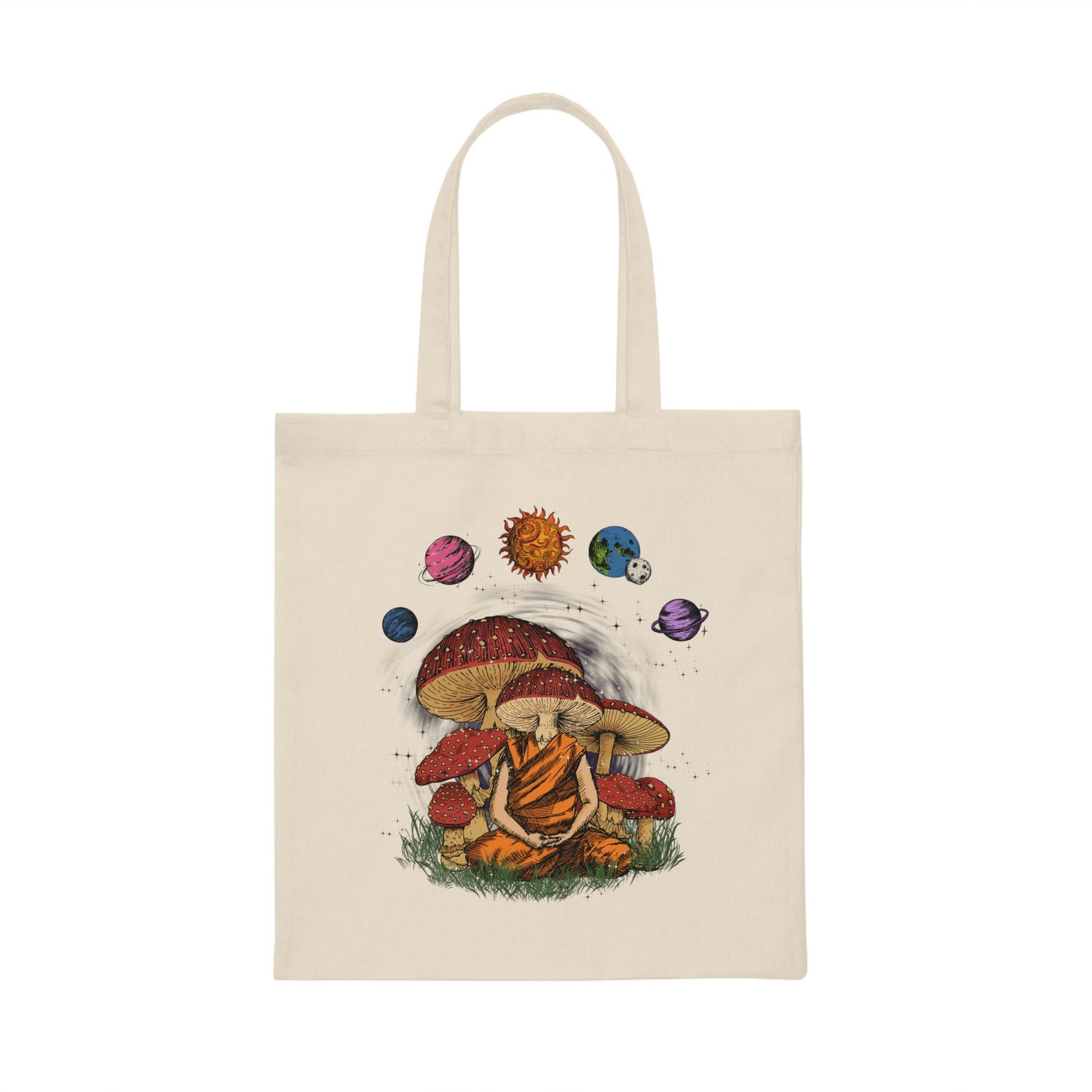 Mushroom Tote Bag Mushroom Bag Mushroom Tote Cottagecore Bag Mushroom ...