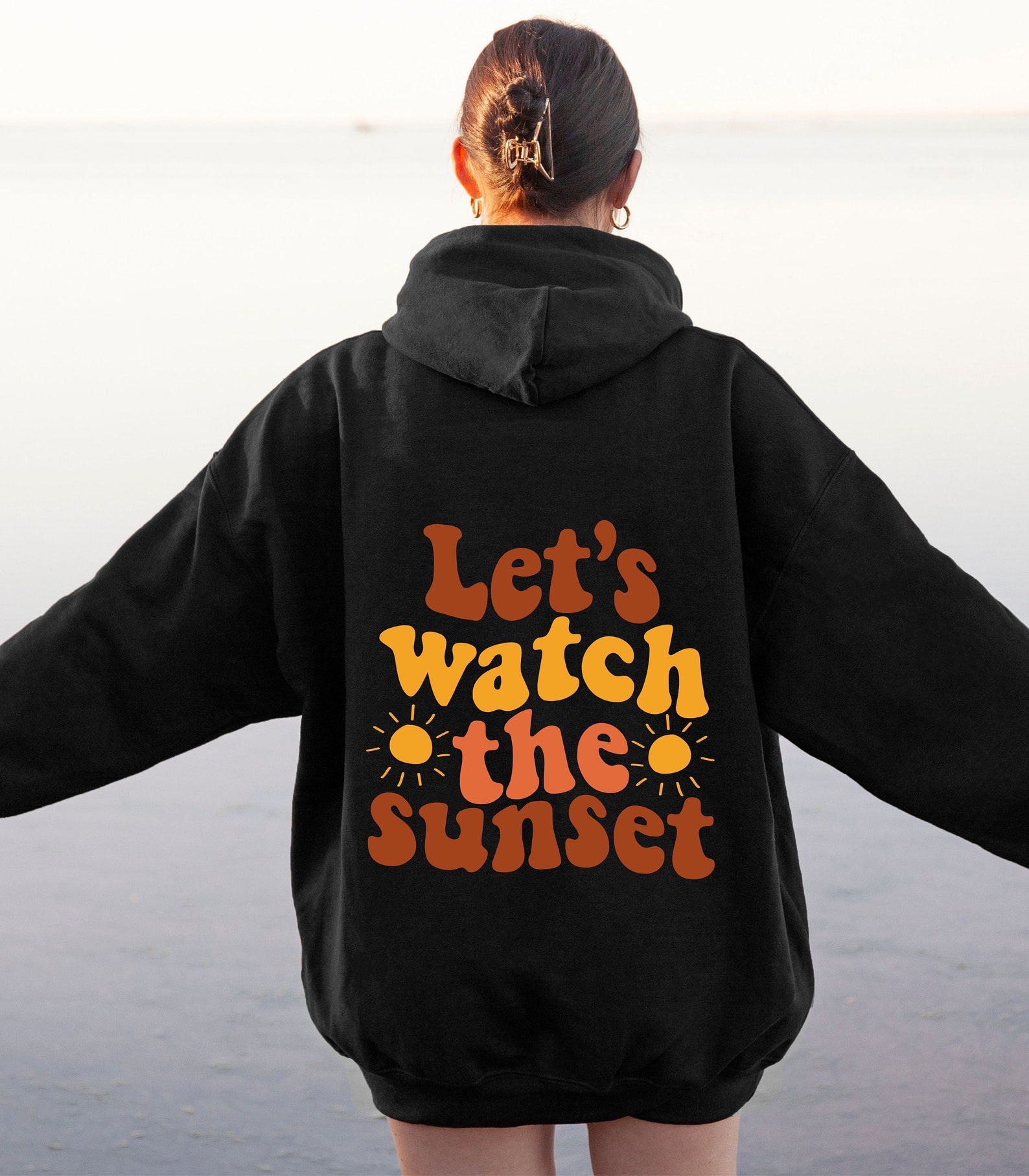 Let's Watch the Sunset Hoodie | Trendy Summer Hoodies | VSCO | Beach ...