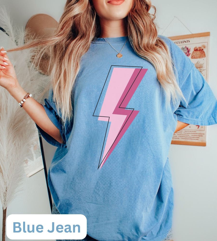 Retro Lightening Bolt Shirt VSCO Girl Preppy Clothes Coconut Girl VSCO ...