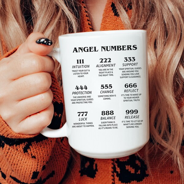 Angel Number Mug - Etsy