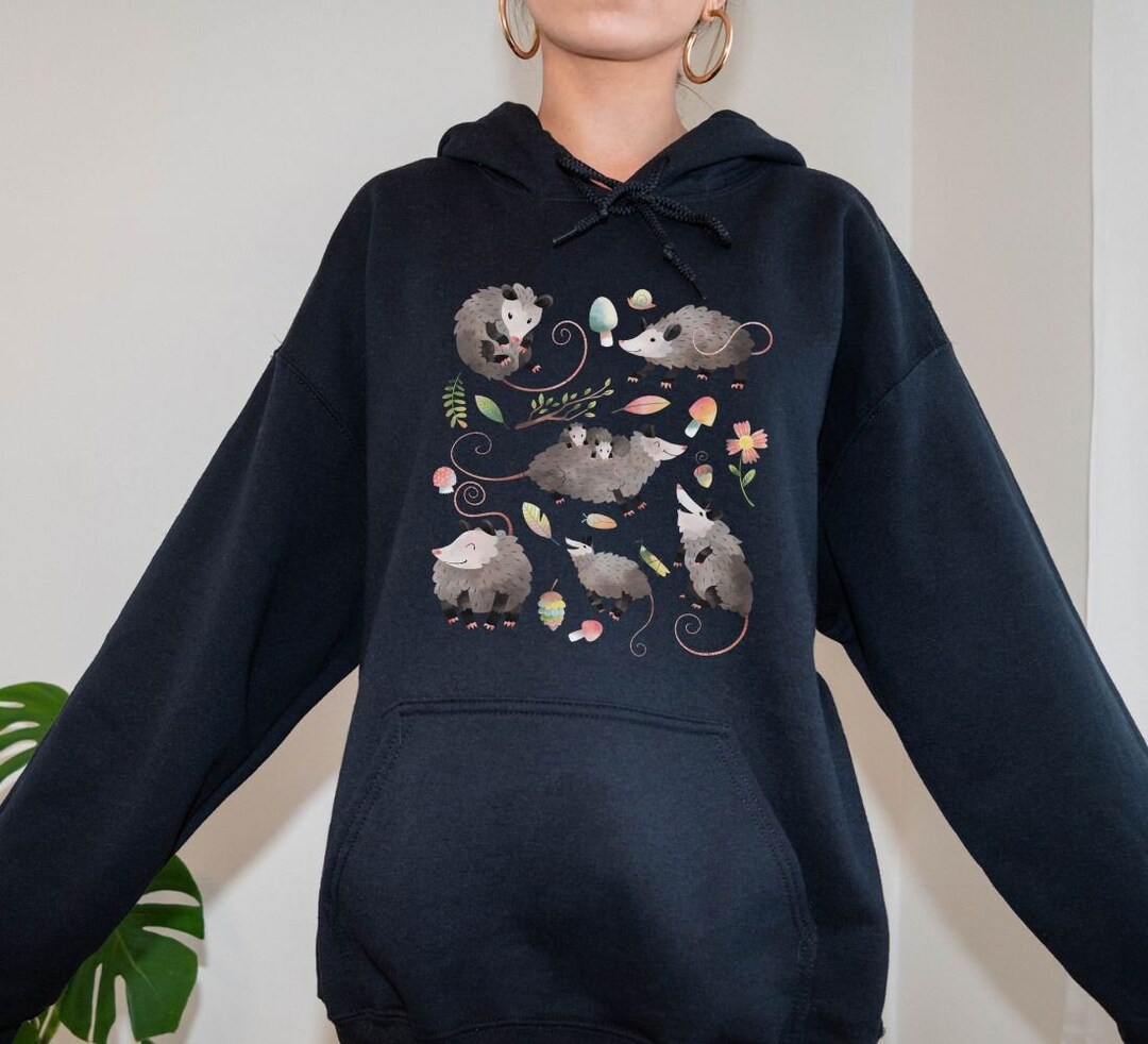 Possum Hoodie Opossum Shirt Possum Sweatshirt Possum Goblincore Shirt ...