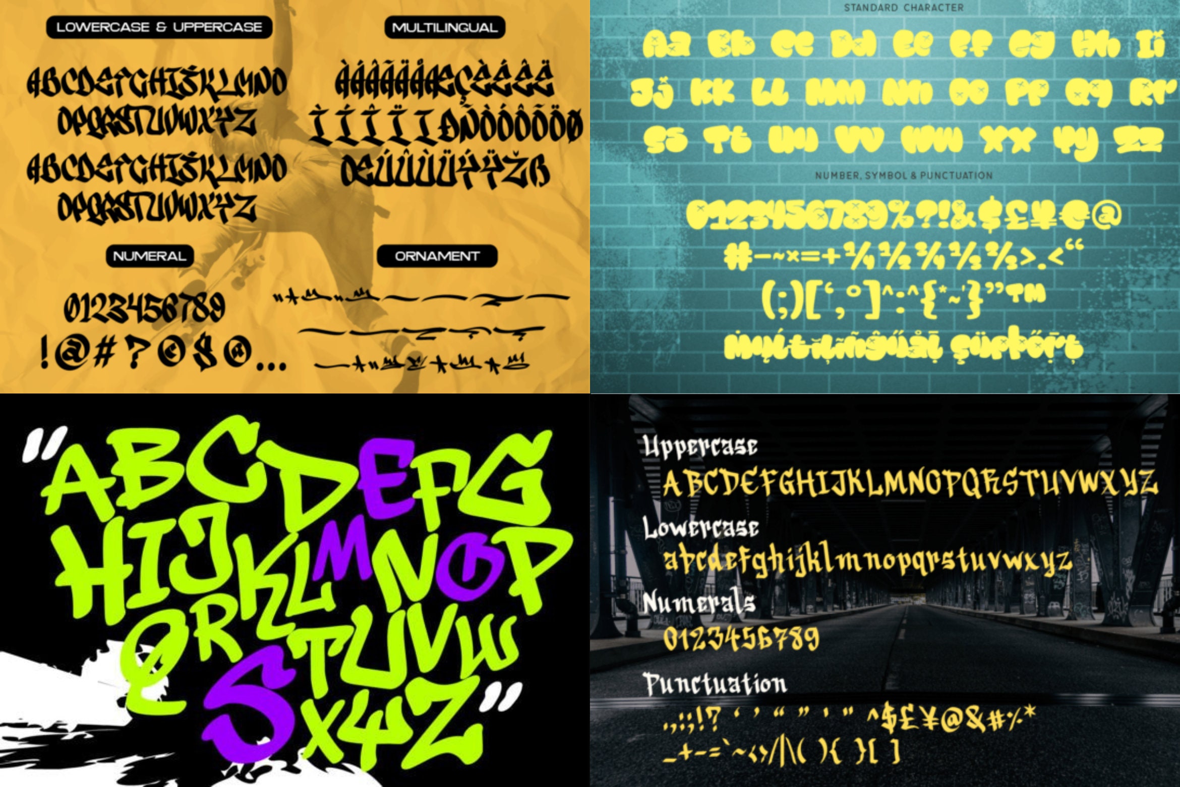 Graffiti Font Vol 2, Urban Font, Street Font, Tagging Font - Etsy