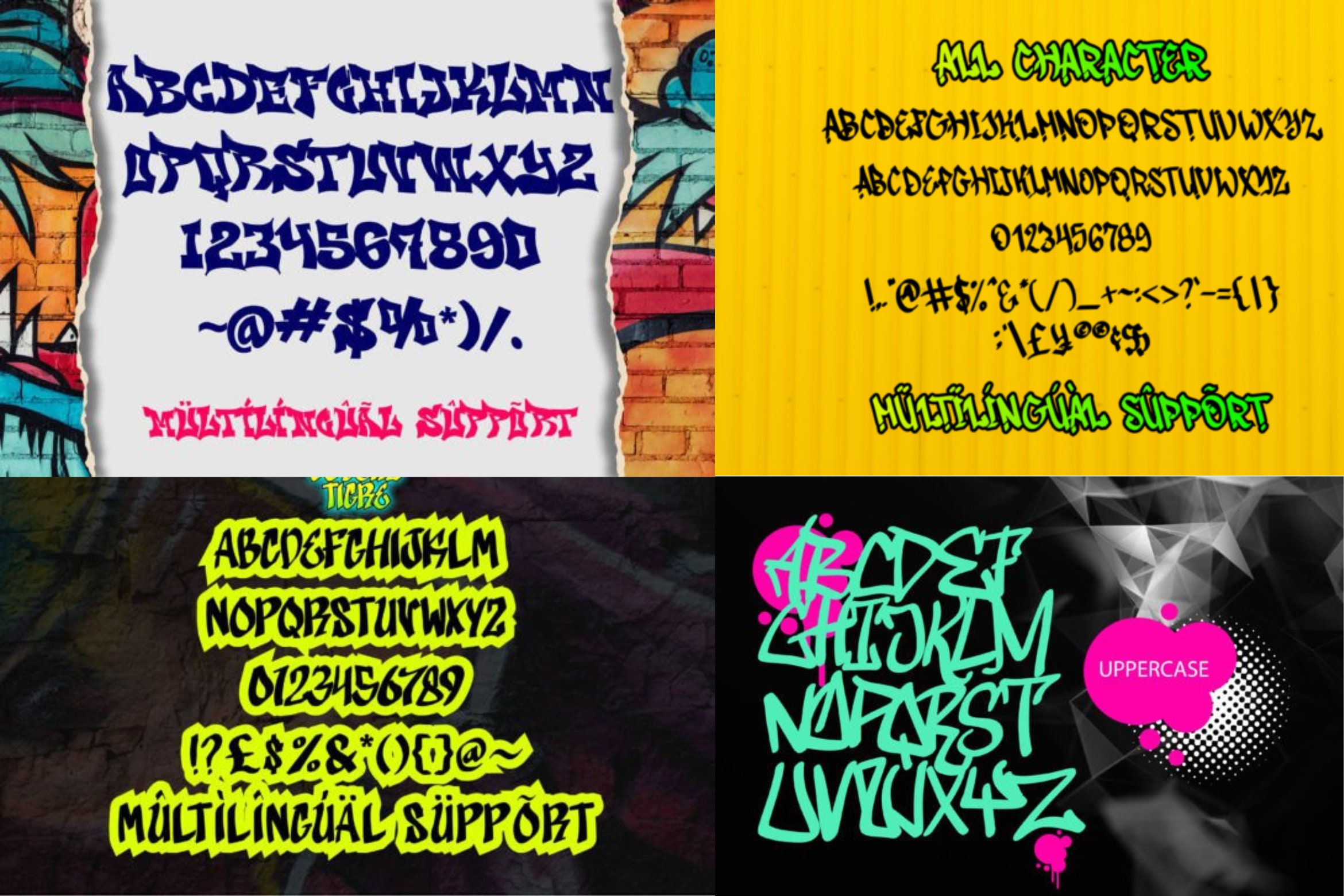 Graffiti Font Vol 2, Urban Font, Street Font, Tagging Font - Etsy