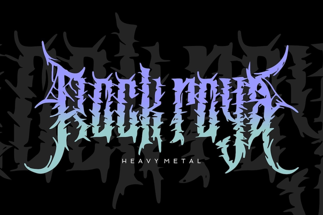 Death Metal Fonts for Your Dark Designs, Black Metal Font, Death Metal ...