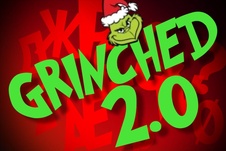 Grinch Font All Included Characters, Otf and Ttf, Christmas Alphabet ...