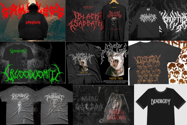 12+ Premium Death Metal Fonts for Your Dark Designs, Black Metal Font ...