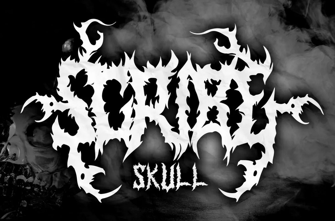 Death Metal Font V4 for Your Dark Designs, Black Metal Font, Death ...