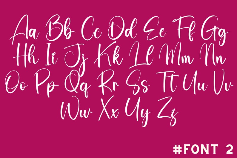 Barb Font Stylish Handwritten Typeface for Crafts and - Etsy