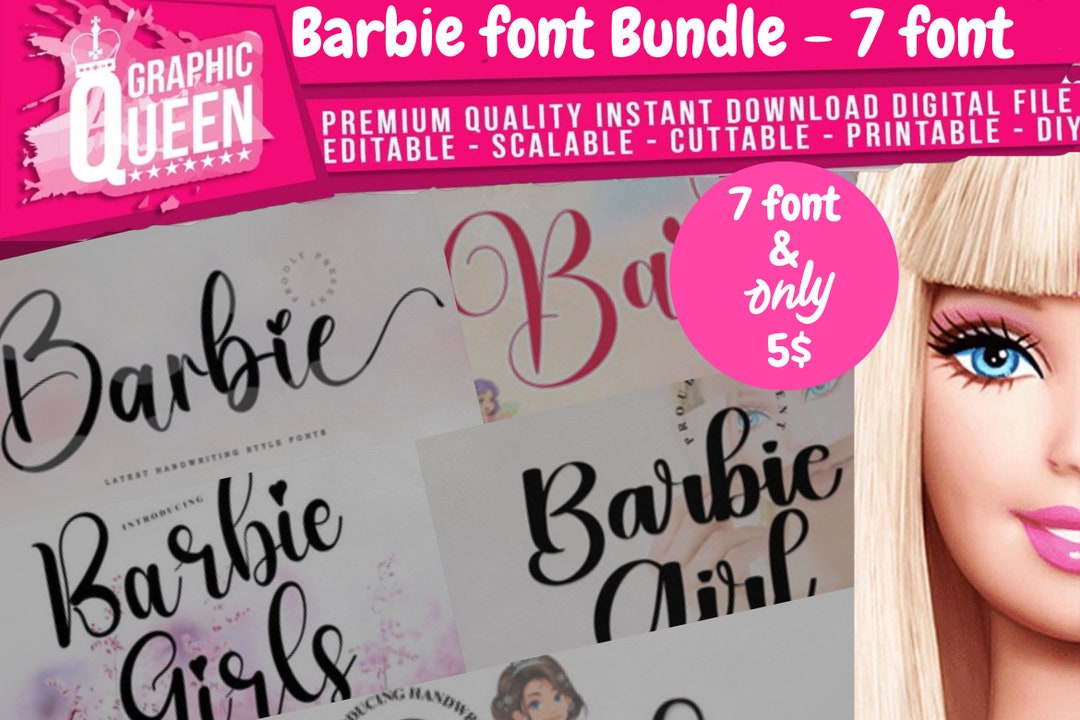 Barb Font - Stylish Handwritten Typeface for Crafts and Designs - Etsy