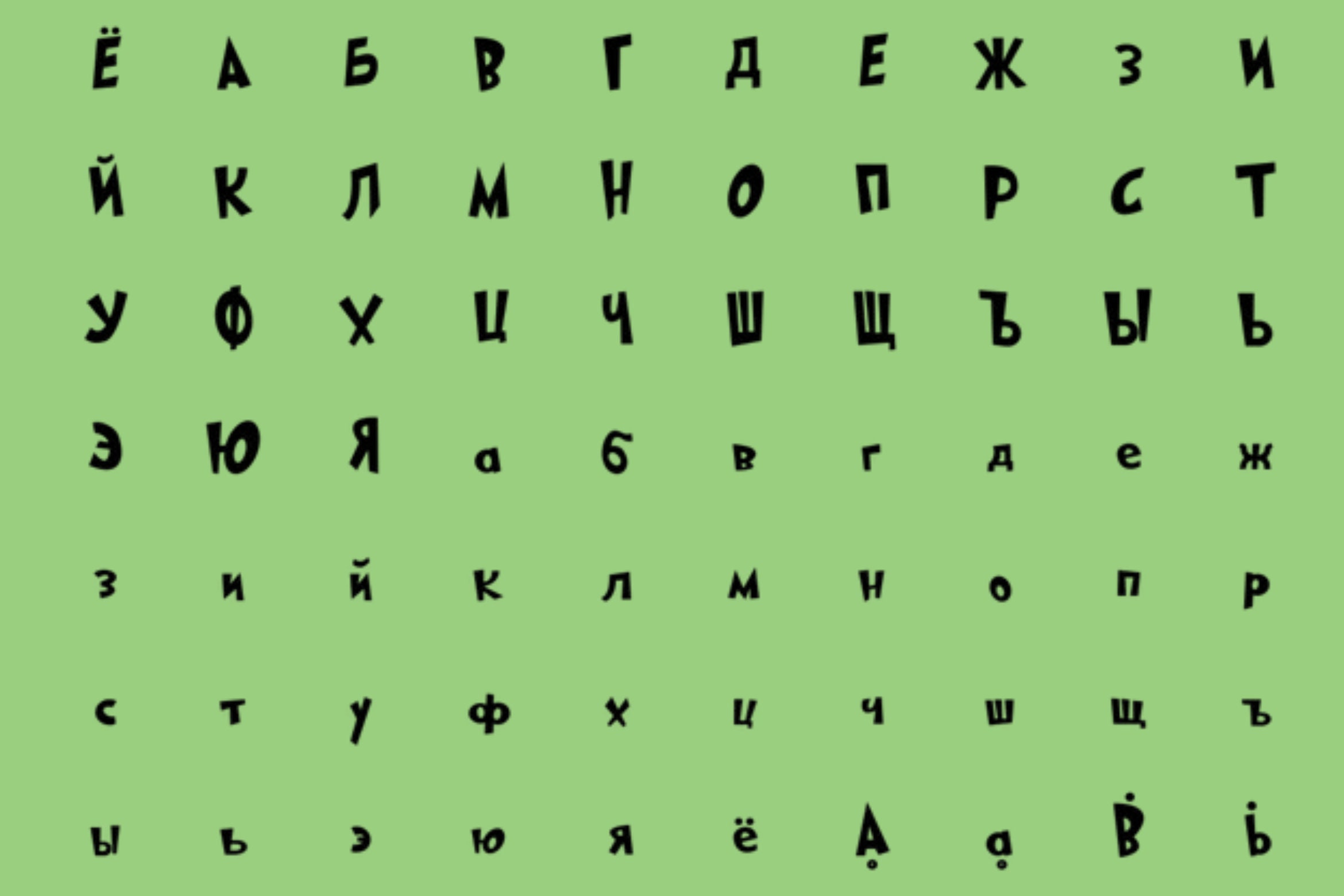 Grinch Font All Included Characters Otf and Ttf Christmas - Etsy