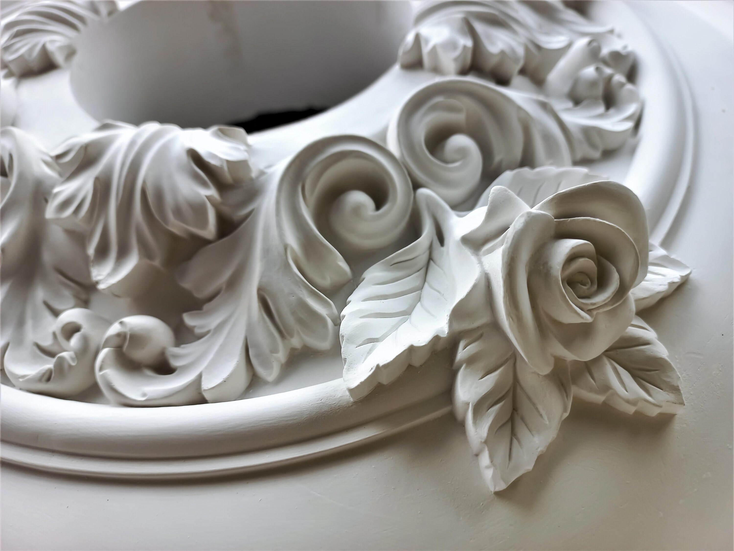 28 Inch Plaster Rosette for Chandeliers and Elegant Ceiling - Etsy