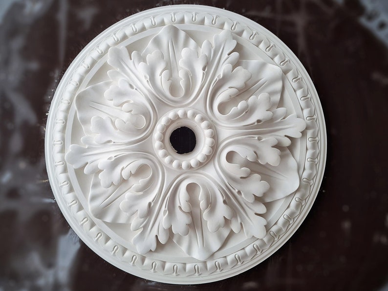 16 Vintage Ceiling Medallion With Beautiful Carved - Etsy