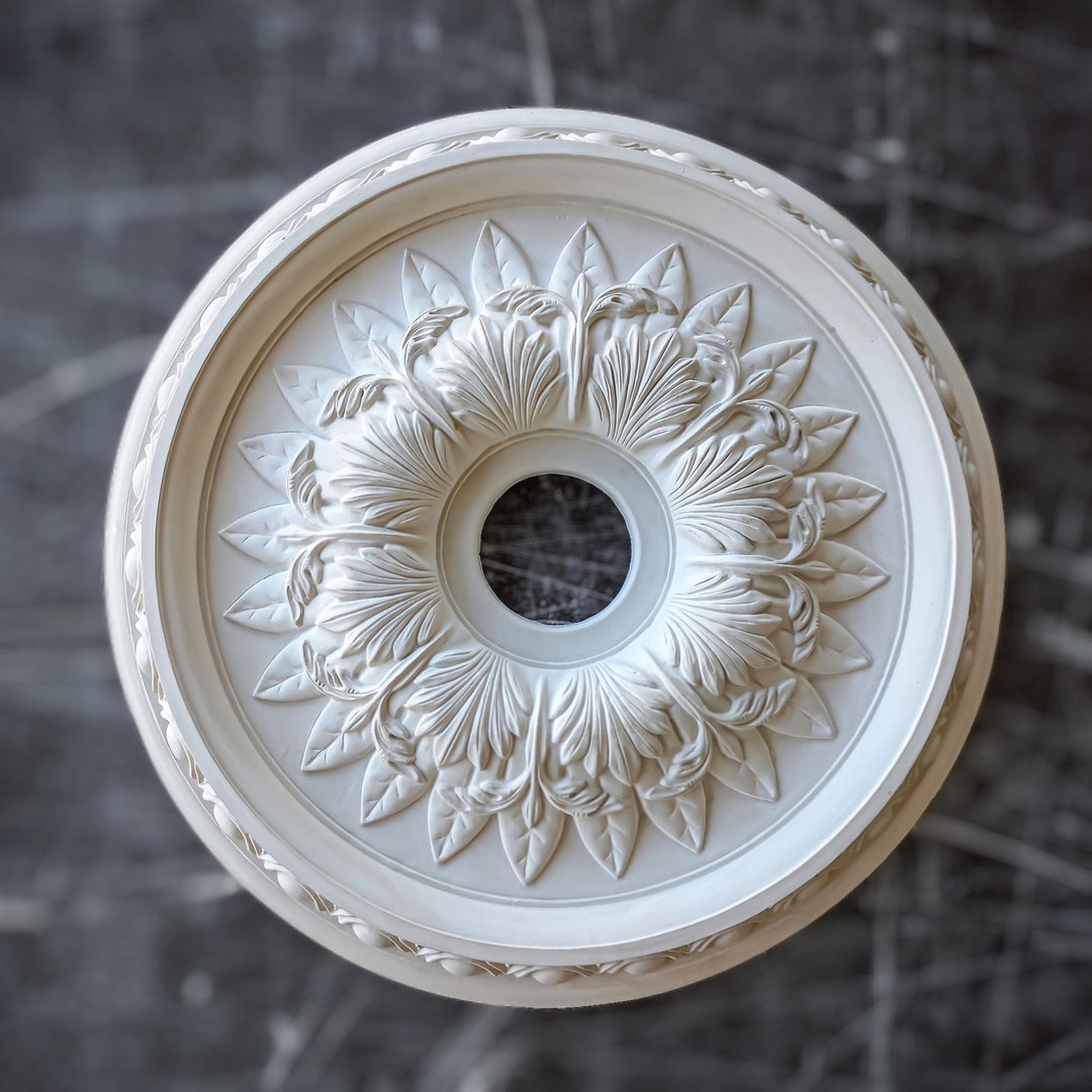 15" Luxurious Baroque Style Plaster Ceiling Medallion - Exquisite ...